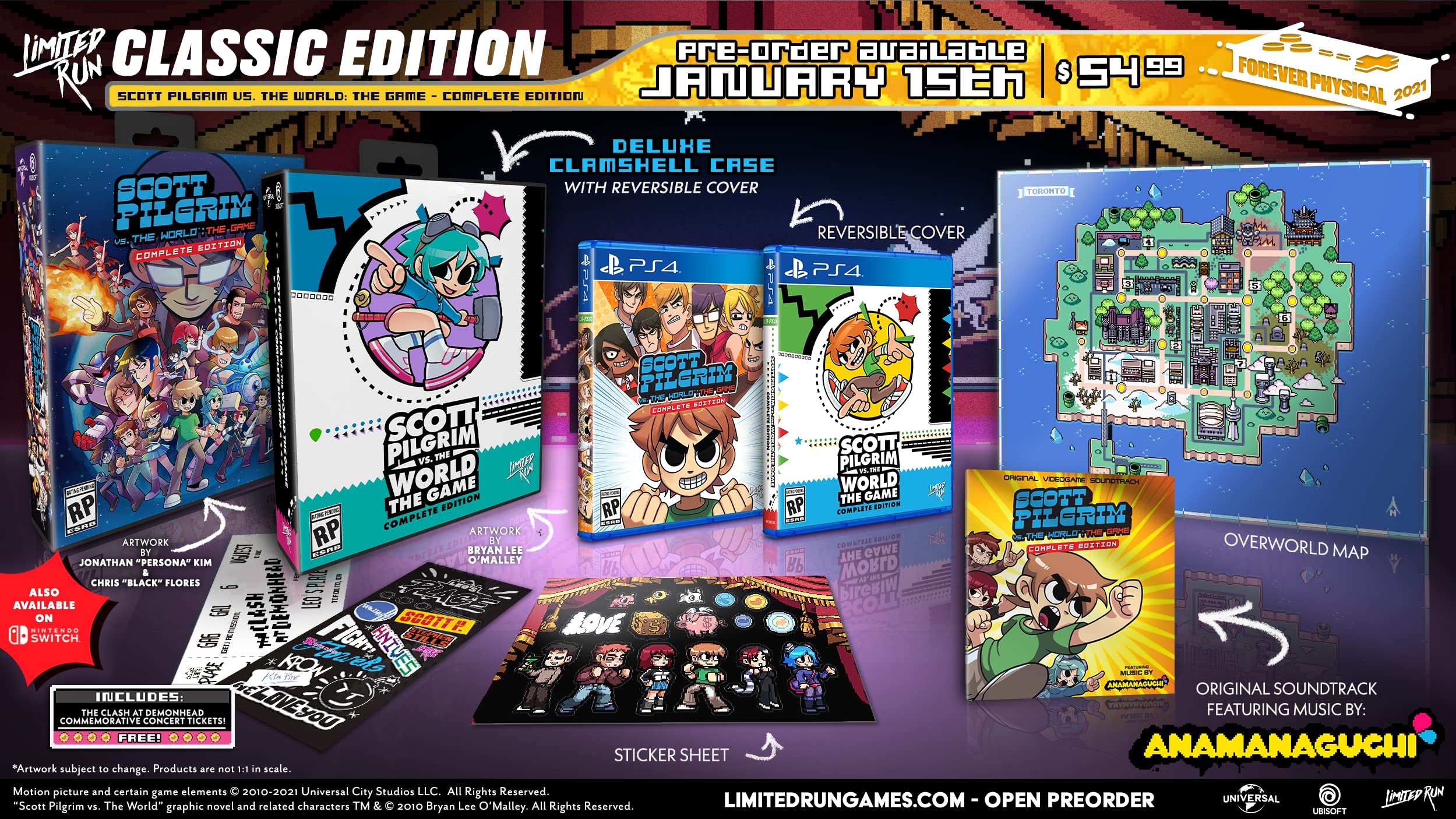 Scott Pilgrim Vs. The World: The Game - Complete Edition - PS4 Collectors Box (Limited Run #382 - Variant #02)