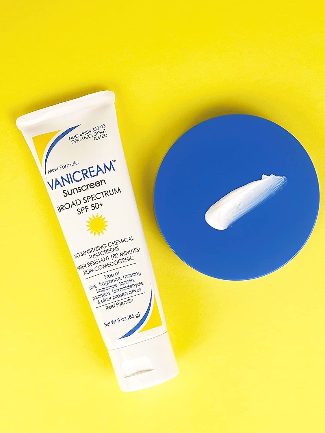 Vanicream, Sunscreen Broad Spectrum SPF 50+ 3 Ounce (Pack of 2)