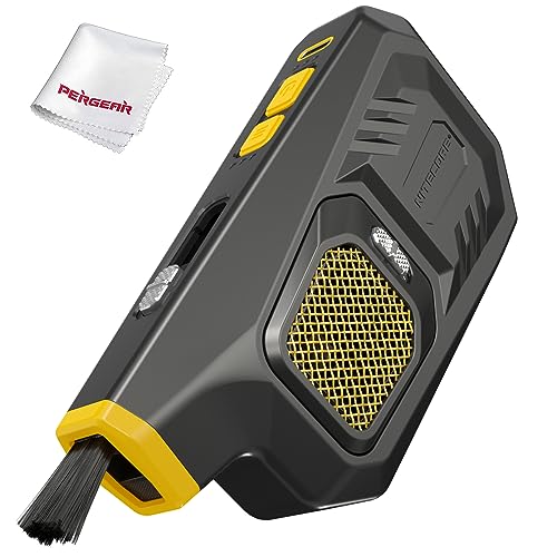 Nitecore Blowerbaby BB21 Electronic Cleaning Air Blower 2023 Version, 2.7kPa Dust Removal Wind Pressure, 80km/h Max Wind Speed, with Quick Release Brush, for Cameras Lens Cleaning and More