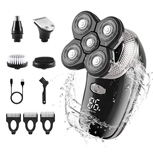 Portable Mini Travel Shaver for Men - Pocket Size USB (Brown)