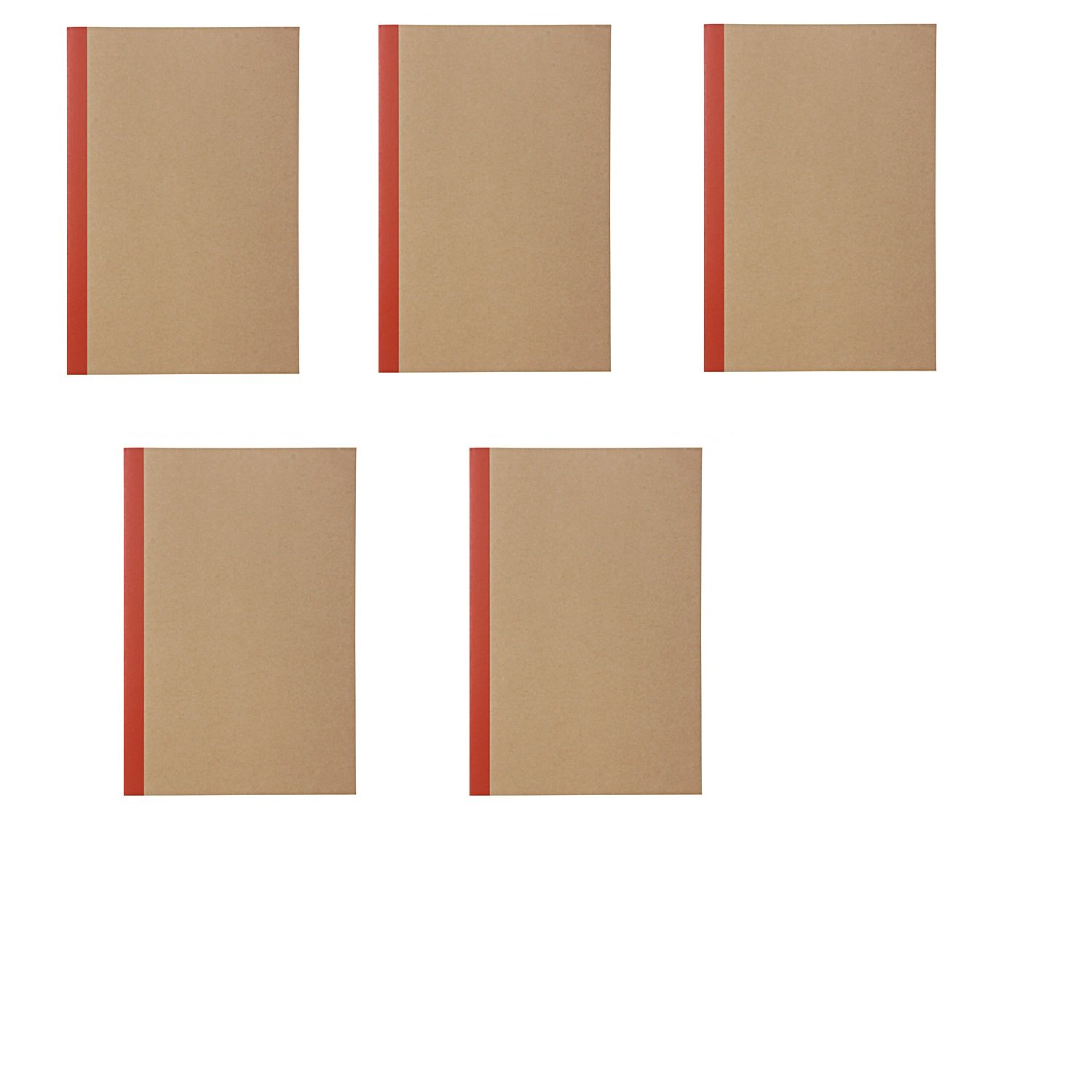 MUJI MoMa Notebook B5 30sheets - Pack of 5books Beige