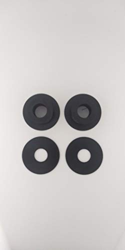Olympic Plate to Standard Bar Adapters (Black, 1/2")