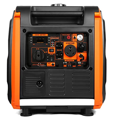 WEN DF452iX Super Quiet 4500-Watt Remote Electric Start Dual Fuel RV-Ready Portable Inverter Generator with Fuel Shut-Off and CO Watchdog