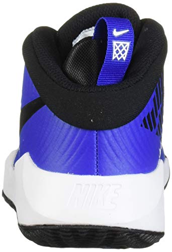 Nike Unisex-Kid's Team Hustle D 9 (GS) Sneaker, Game Royal/Black-White, 5Y Regular US Big Kid