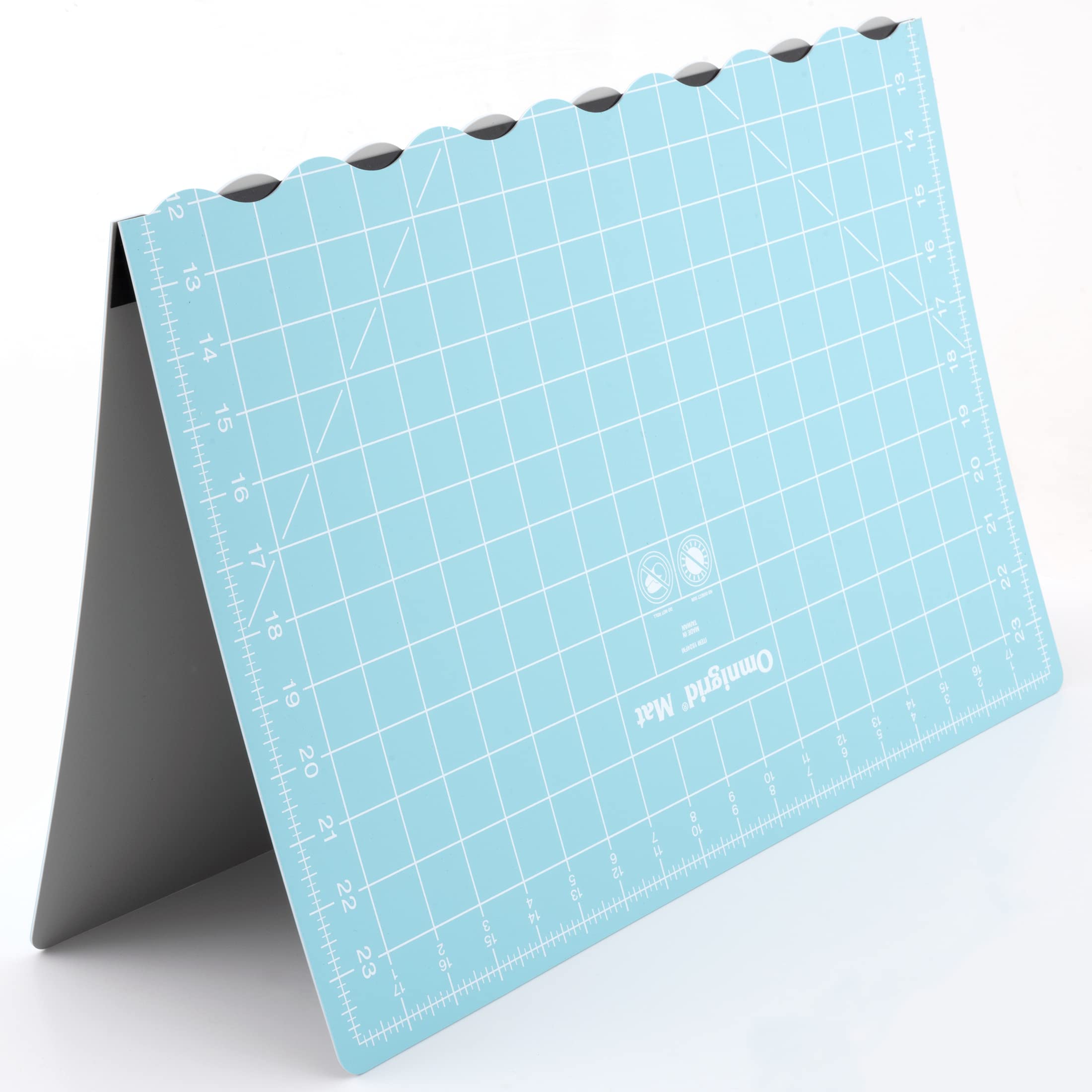 Omnigrid Folding Kit Mt/Cut/Rlr, Large, Blue