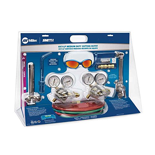 Miller Electric Gas Welding Outfit,Propane,CC509P,WH100 (MB54A-510LP)