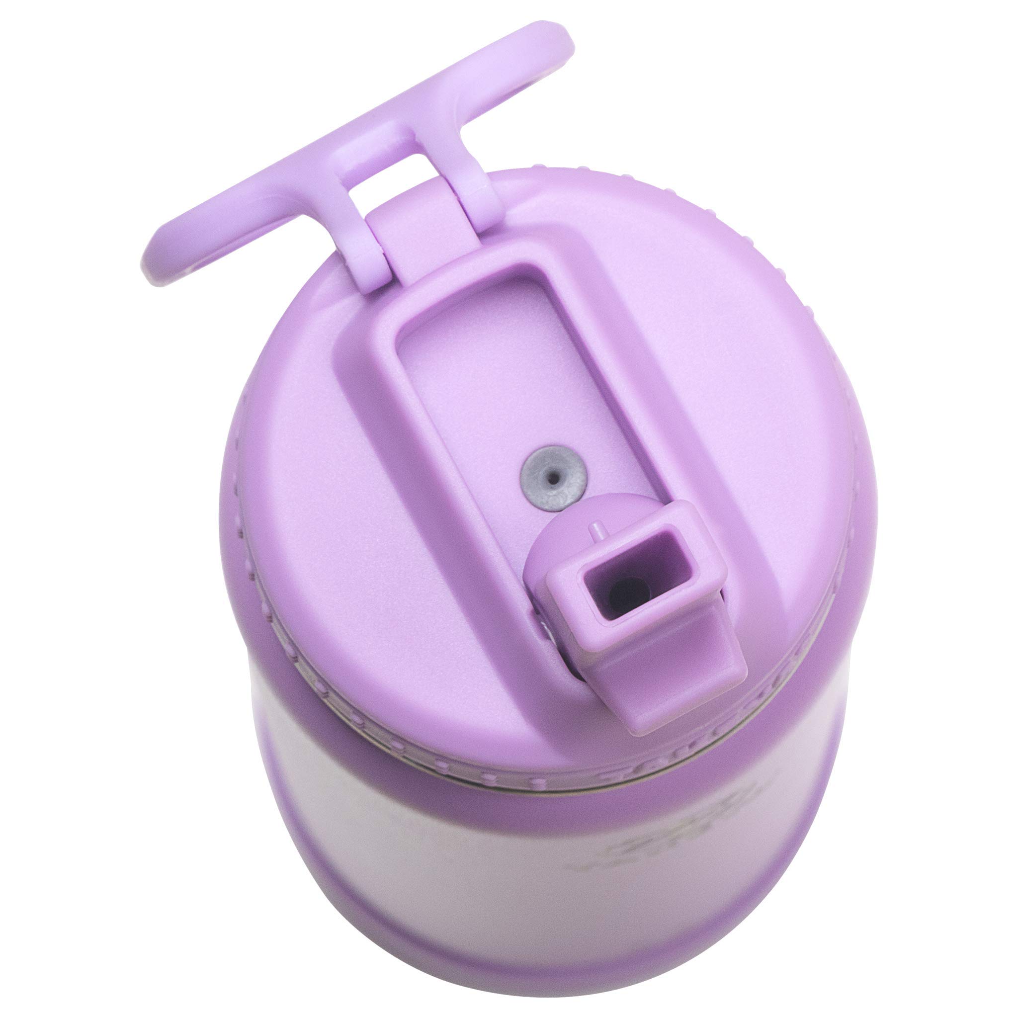 Takeya Actives 18 oz Vacuum Insulated Stainless Steel Water Bottle with Straw Lid, Premium Quality, Lilac