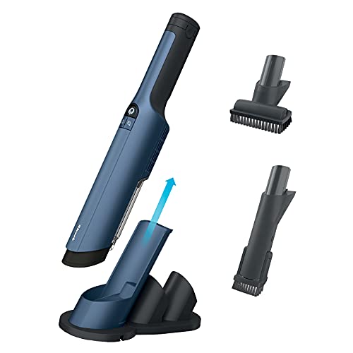 Shark WV401BL Cordless Hand Vacuum WANDVAC, Ultra-Lightweight and Portable with Powerful Suction and Tools for Pets, Designed for Car and Home, Blue