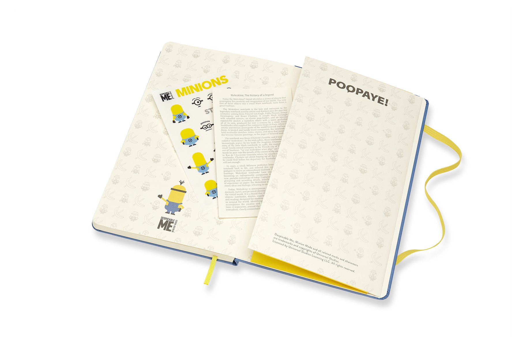 Moleskine Limited Edition Minions Notebook Large Ruled B29 Blue (8055002855396)