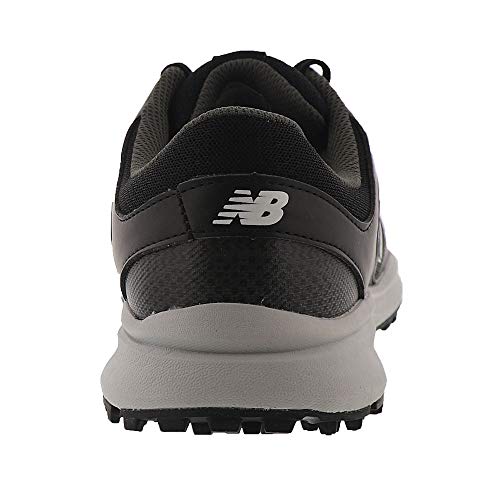 New Balance Men's Breeze Breathable Spikeless Comfort Golf Shoe, Black/Grey, 11D D US