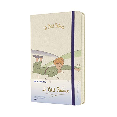 Moleskine Limited Edition Le Petit Prince 12 Month 2021 Daily Planner, Hard Cover, Large (5" x 8.25") Landscape