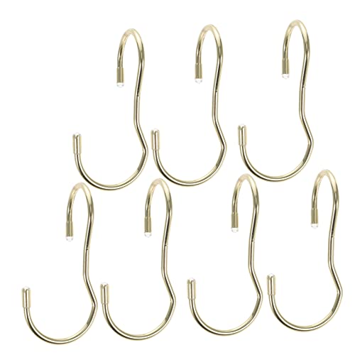 NOLITOY 8 Pcs s Hook Over Door Hanger Belt Hooks for Closet Hooks for Bags Wardrobe Bag Hanger Purse Hook Door Purse Hanger Closet Purse Hanger Bag Type Stainless Steel Pole Hook