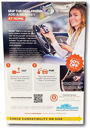 Simple Key Programmer Bundle with Key(s) and Cord - Designed for Ford and Lincoln Vehicles: Program Key Yourself