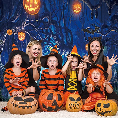 SJOLOON Halloween Backdrops for Photography Halloween Photo Backdrop Halloween Party Decorations Vinyl Background Photography Studio Props 9536(7x5FT)