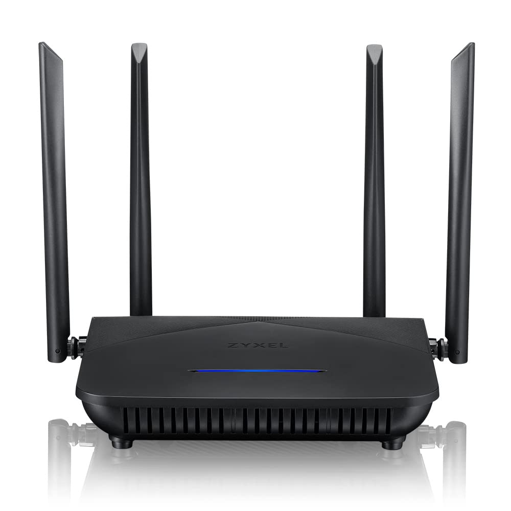 Zyxel WiFi 6 Router AX1800 (NBG7510) - Dual-Band Gigabit Wireless Router, Speed & Value, Parental Control, MU-MIMO, OFDMA, Ideal for Gaming & Streaming
