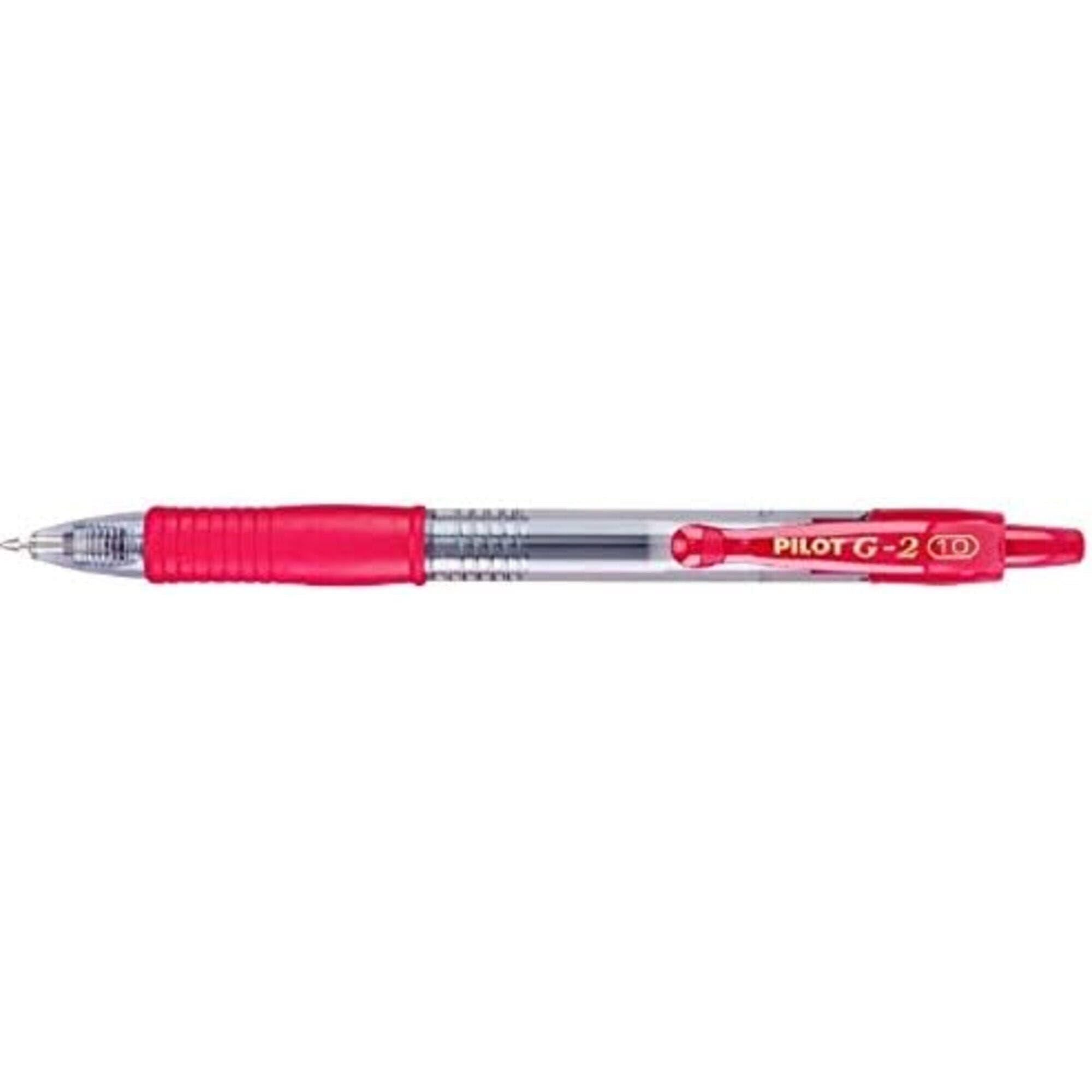 Pilot G2 Premium Retractable Gel-Ink Rolling Ball Pens, Bold (1.0 mm), Assorted, 10/Pk (15232)