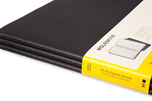 Moleskine QP332 Notebook Cahier Journal Square XXL Black