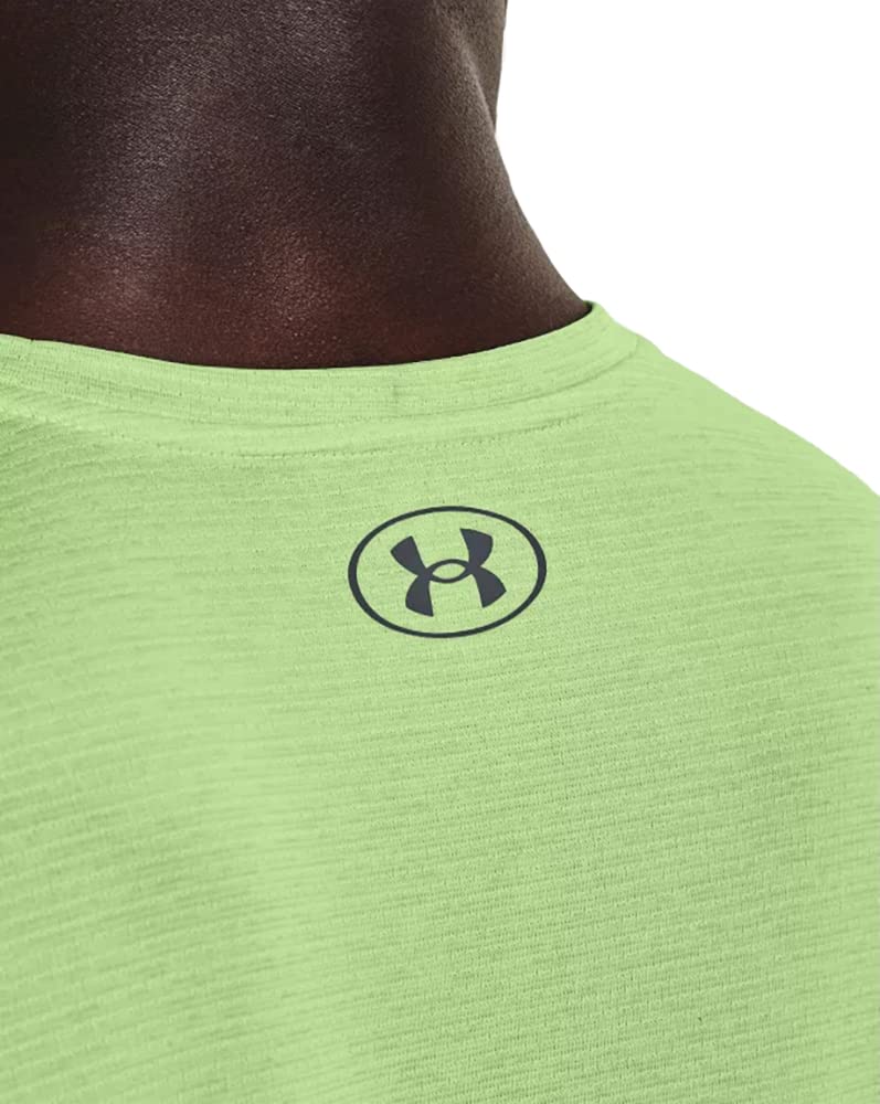 Under Armour Men's UA Tech 2.0 Dash Short Sleeve T-Shirt, Key-Lime (334)/Black, X-Large