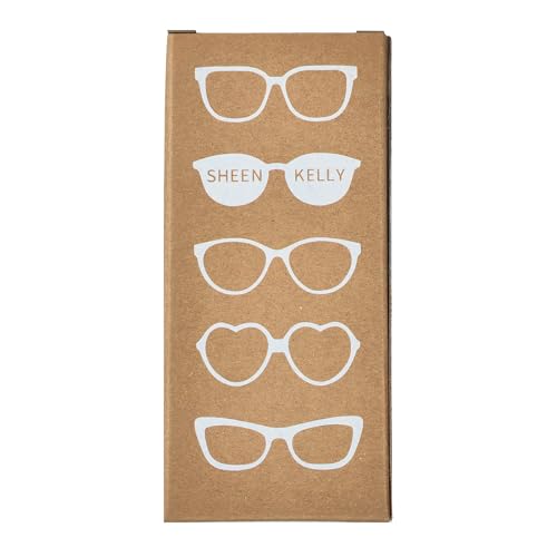 SHEEN KELLY Acetate Polarized Retro Rectangle Sunglasses For Men Women Vintage Square Tinted Shades Sun Glasses