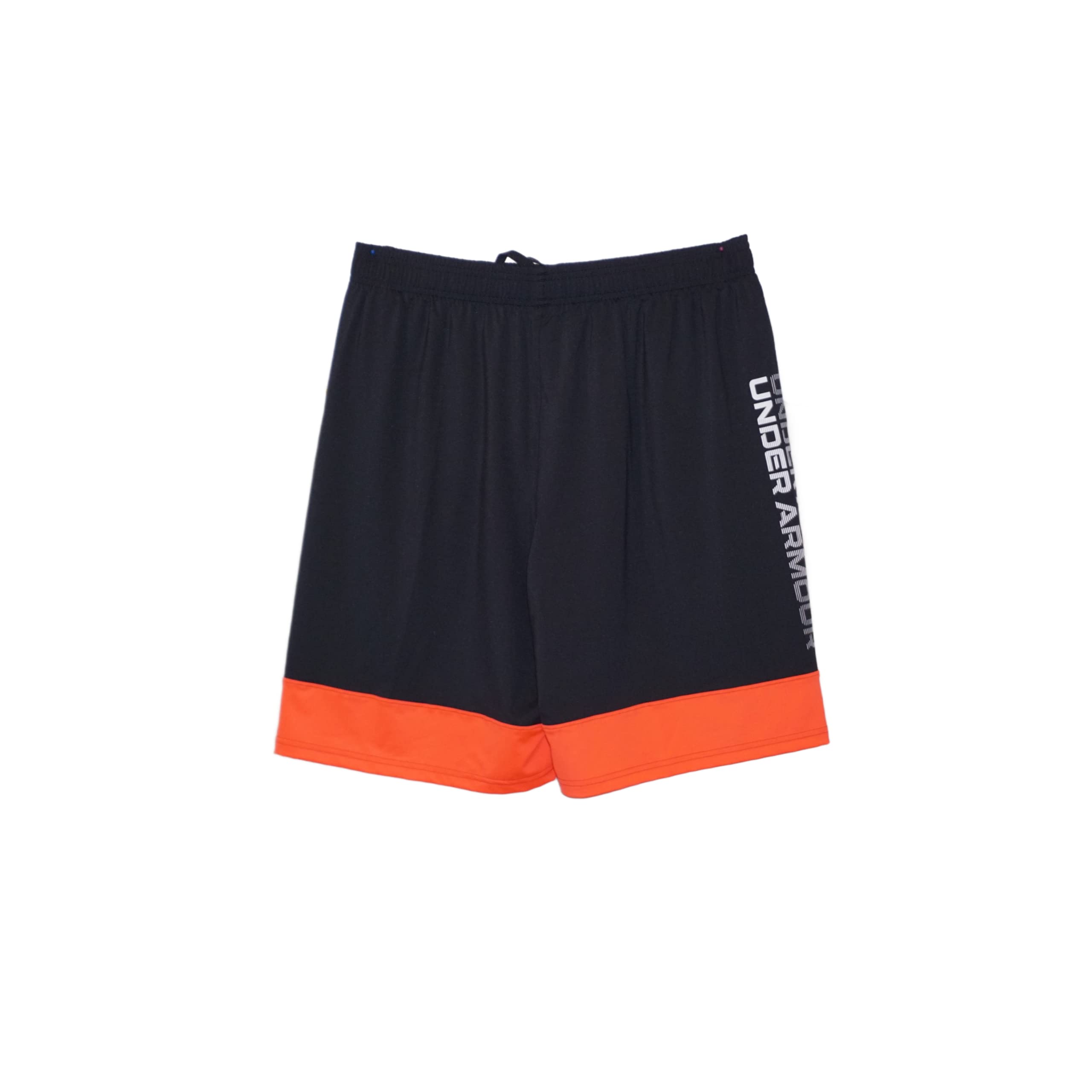 Under Armour Men's UA Stretch Train Shorts (as1, Alpha, 3X_l, Regular, Regular, XXX-Large) Black/Orange