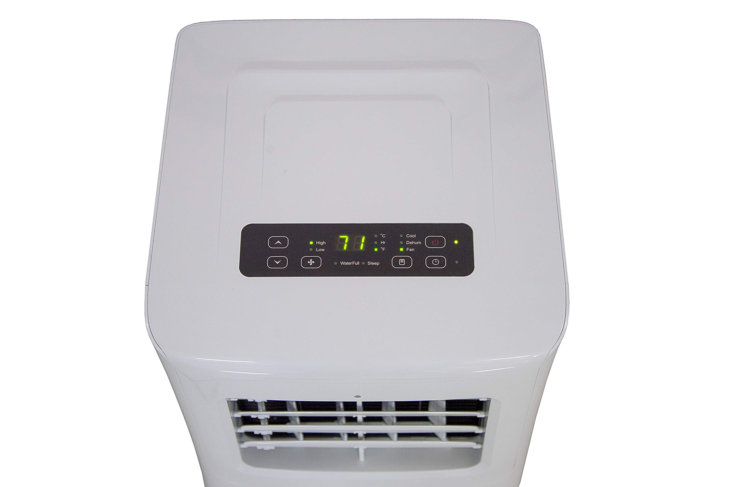 Portable Air Conditioner, 8000 BTU (SACC), 200 sq.ft, Standing Room AC Unit with LED Display, Remote Control and 24-Hour ON/OFF Programmable Timer, Low Noise Level, ETL Certified