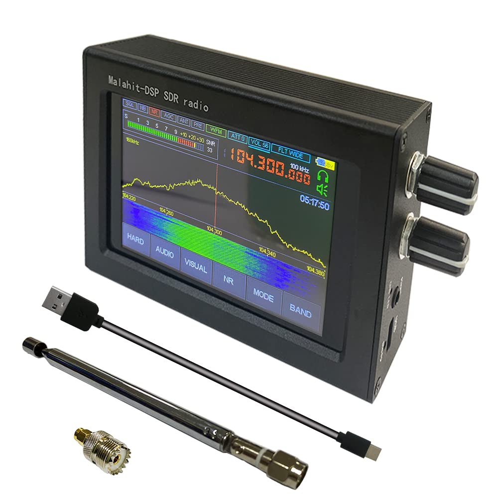Tuidudi 50KHz-2GHz DSP SDR Receiver, 3.5 inch capacitive touch screen, aluminum alloy shell, USB connectivity