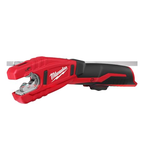 Milwaukee 2471-20 M12 Cordless Lithium Ion 500 RPM Copper Pipe and Tubing Cutter Adjustable from 3/8" to 1†Diameters (Battery Not Included, Power Tool Only)