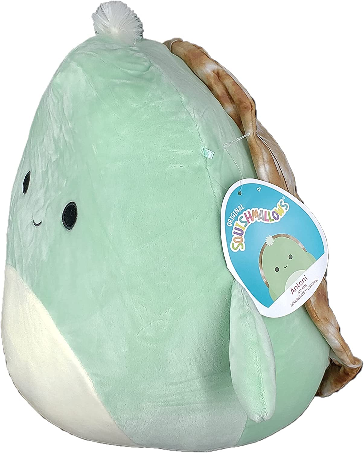 Squishmallow Official KellyToy 8” Antoni The Green Sea Turtle Plush Stuffed Toy