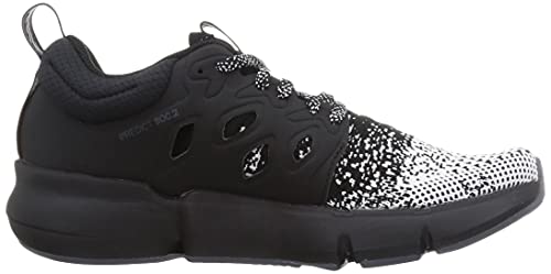 Salomon Predict SOC 2 Running Shoes for Women, White/Black/Ebony, 8.5