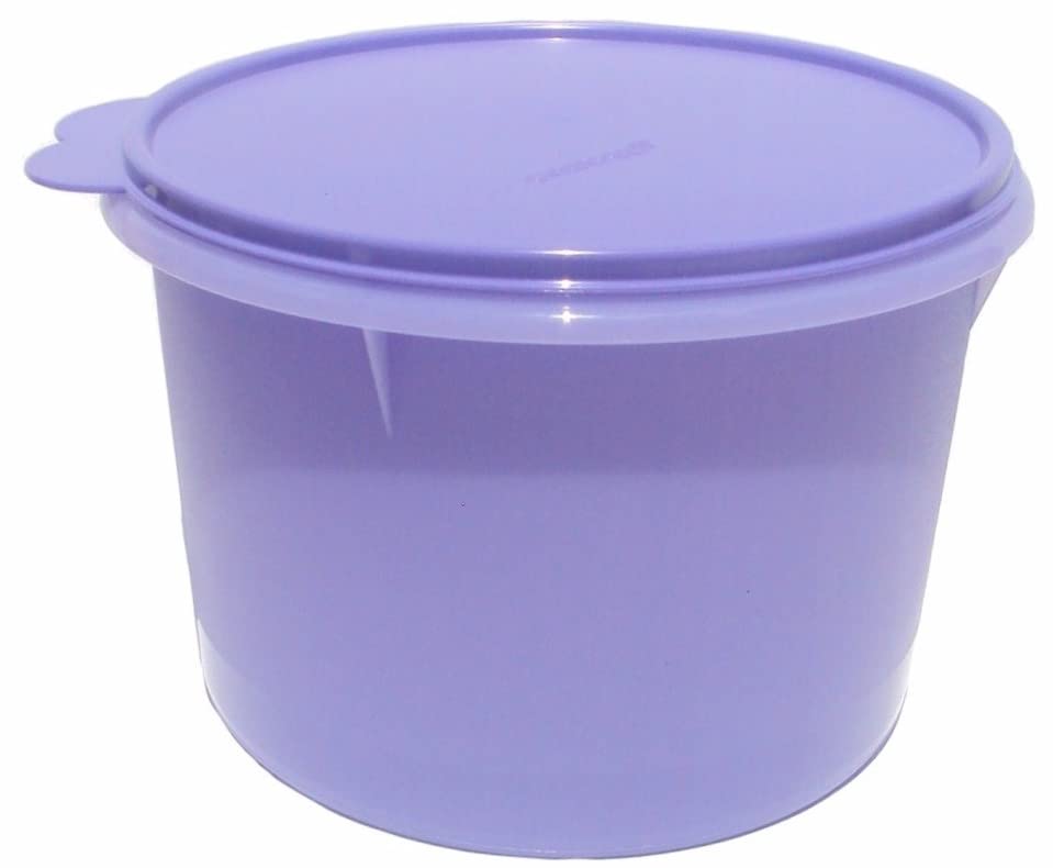 Tupperware Stacking Nesting Canister Storage Container 14 Cups in Lavender