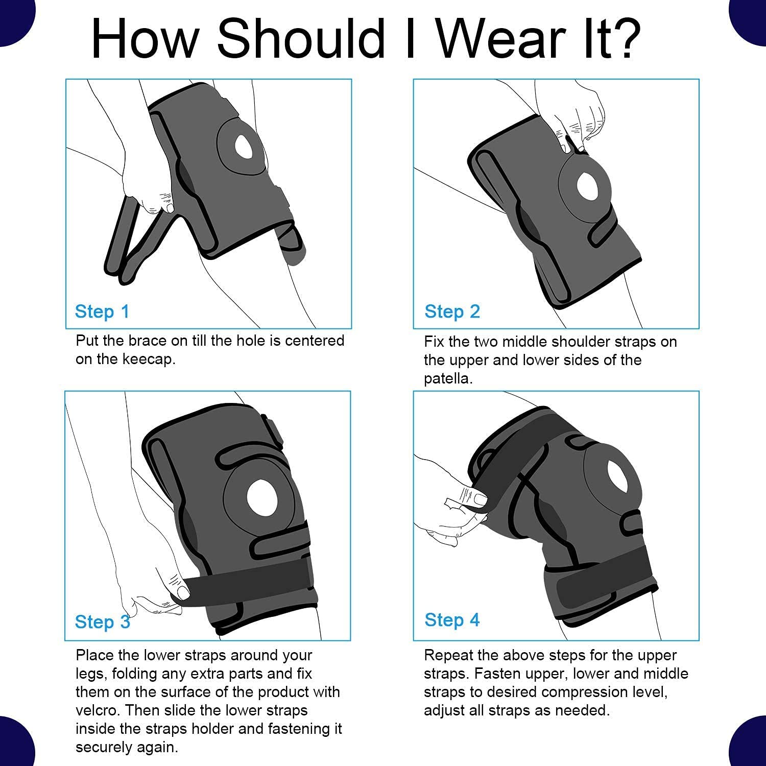 Nvorliy Plus Size Hinged Knee Brace Dual Strap Patellar Stabilization Design & High-Level Support For Arthritis, ACL, LCL, MCL, Meniscus Tear, TDislocation, Post-Surgery Recovery Fit Men & Women (3XL)