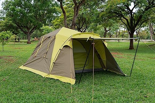 NNTK Proxy 4 Sleeps up to 4 Person 7 by 7 FT Outdoor Instant Dome Family Camping Tent 100% Waterproof 2500mm
