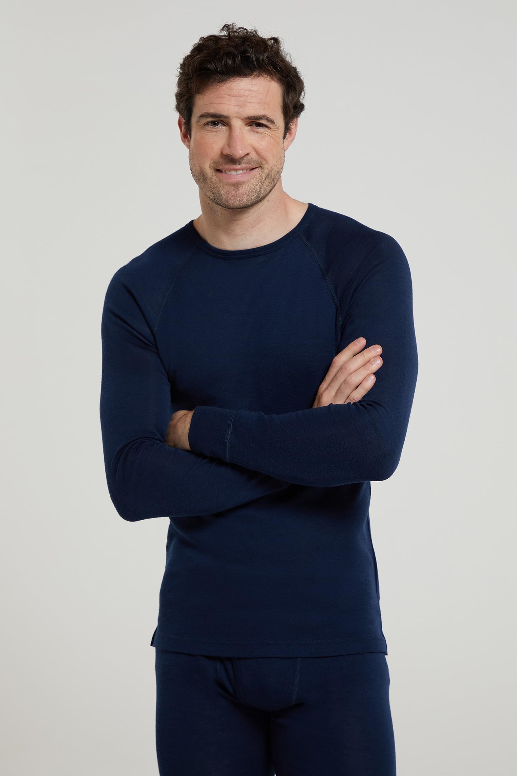 Mountain Warehouse Merino Mens Thermal Top Navy Medium