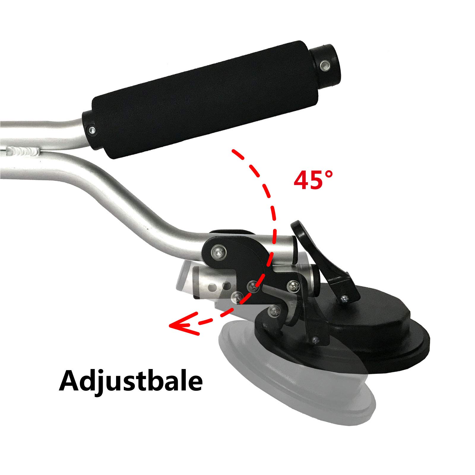 Onefeng Sports Kayak Roller with 3 Stronger Suction Cup Boat Roller Assist Loader Help You to Load The Boat to Car Top Easily