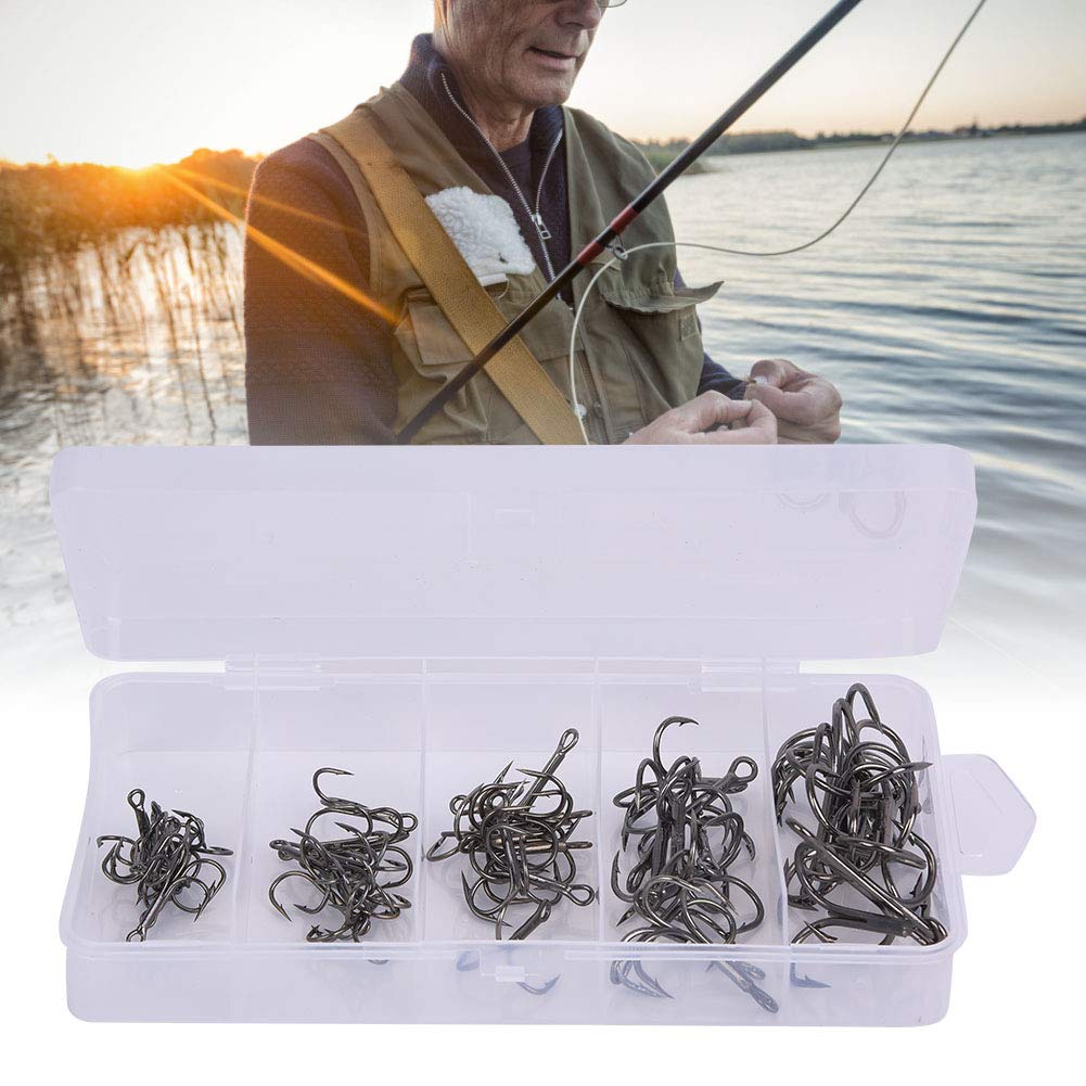 Yuuloo Multifunction Convenient 2set Fish Hook Reusable Incisive Lure Bait Barbed Hooks Kit Accessories Fishing Tools Easy to Clean