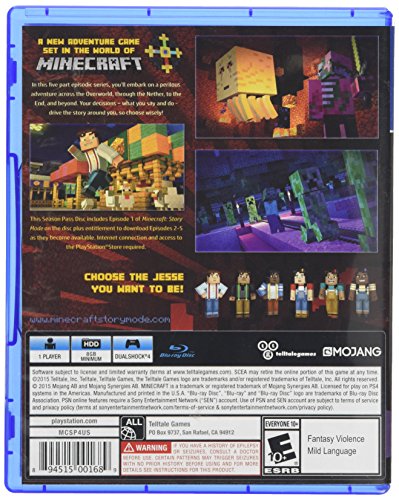 Minecraft: Story Mode - Season Disc - PlayStation 4