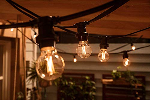 Philips LED Flicker-Free Dimmable Warm Glow Effect Frosted G16.5 Light Bulb, 650 Lumen, 2200-2700K, 3.8W35W, E26 Base, Title 20 Certified, 8-Pack , White