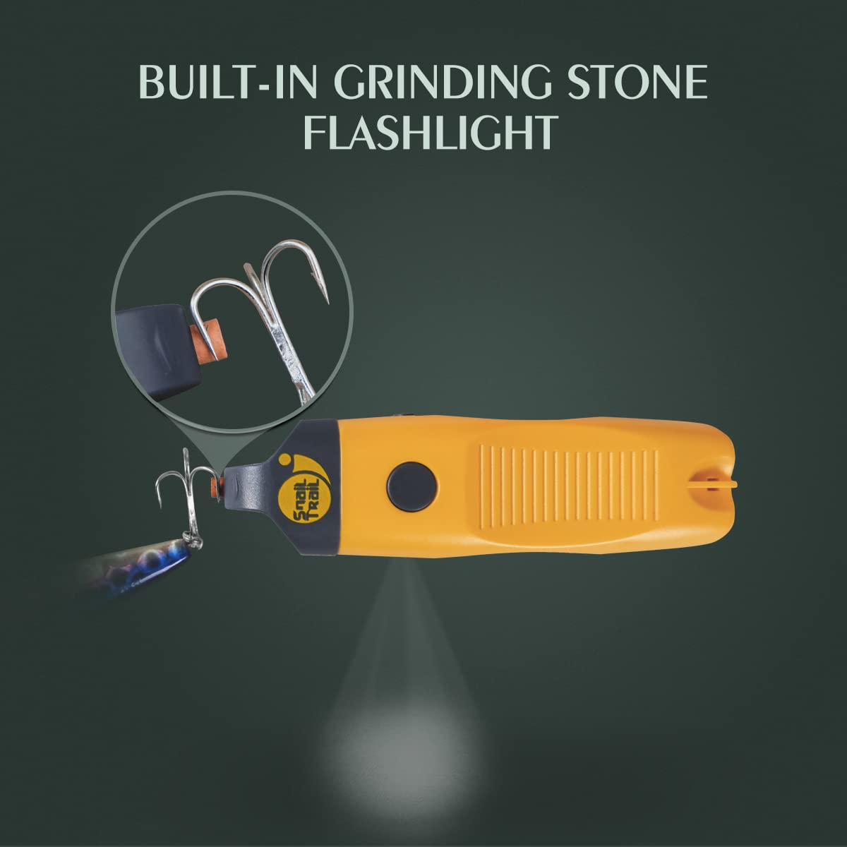 SNAIL TRAIL 3-in-1 Fishing Combo Kit, Electric Line Stripper & Hook Sharpener with Portable Spooler. Automatic Fish Wire Remover, Spinning & Baitcaster Reel Winder, Rod Spooling Machine, Gifts for Men