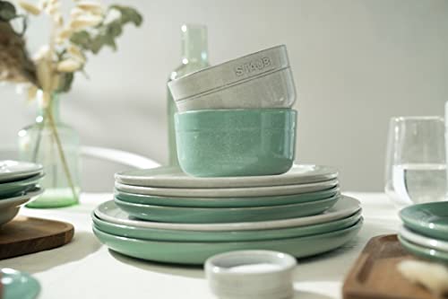 Staub 40508-185 Bowl, Sage Green, 4.7 inches (12 cm), 20.3 fl oz (600 ml), Ceramic Bowl, Ceramic, Microwave Safe, Ceramic Bowl