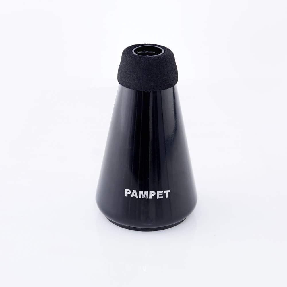 PAMPET Lightweight Practice Trumpet Mute Silencer Trumpet Straight Mute With 3C Trumpet Mouthpiece