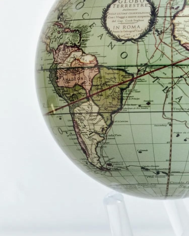 MOVA Globe Antique Terrestrial Green 4.5"