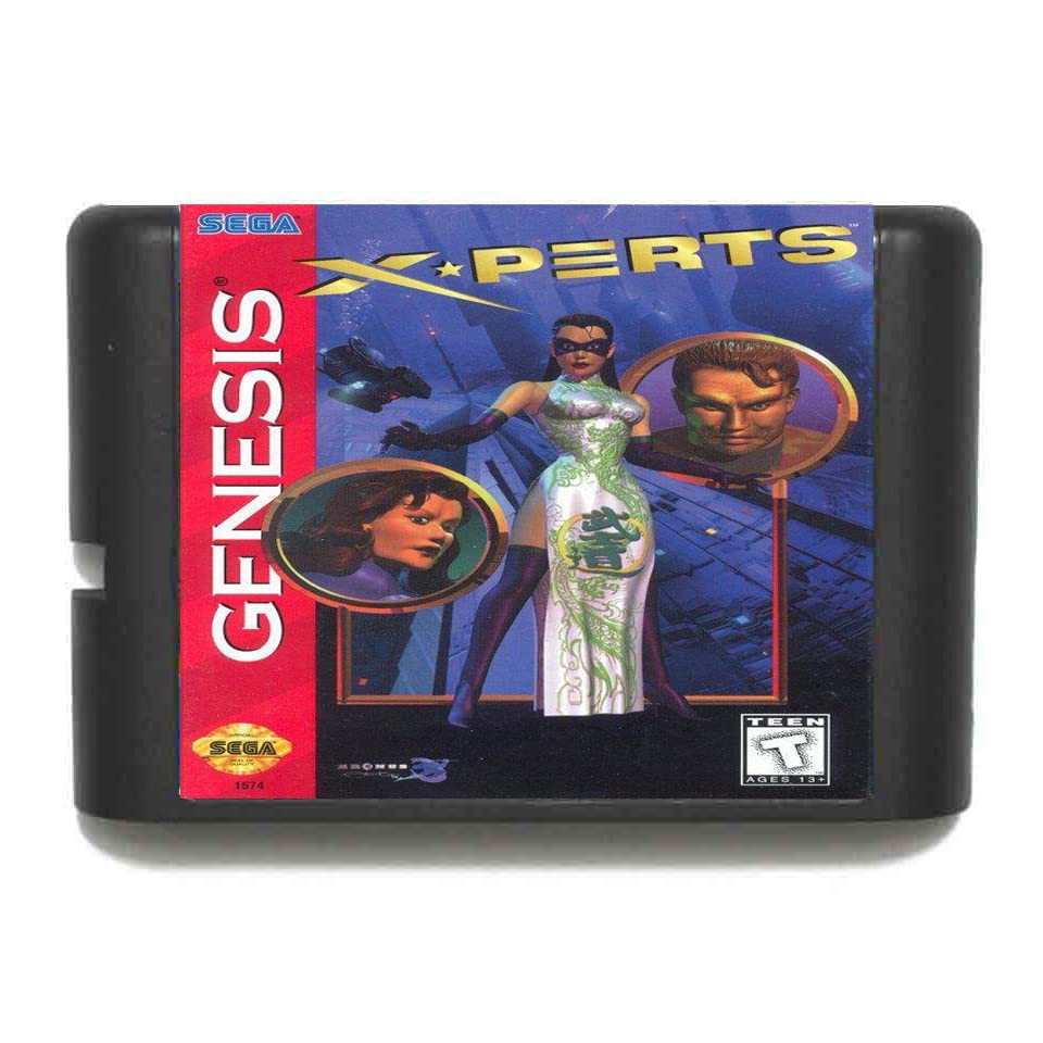 XPerts 16 Bit MD Game Card For Sega Mega Drive For Genesis (Black)