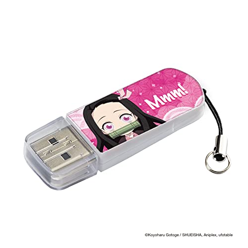Verbatim Officially Licensed Limited Edition 16GB Demon Slayer: Kimetsu no Yaiba Thumb Drive - Nezuko Kamado - Anime Design USB 2.0 Flash Drive