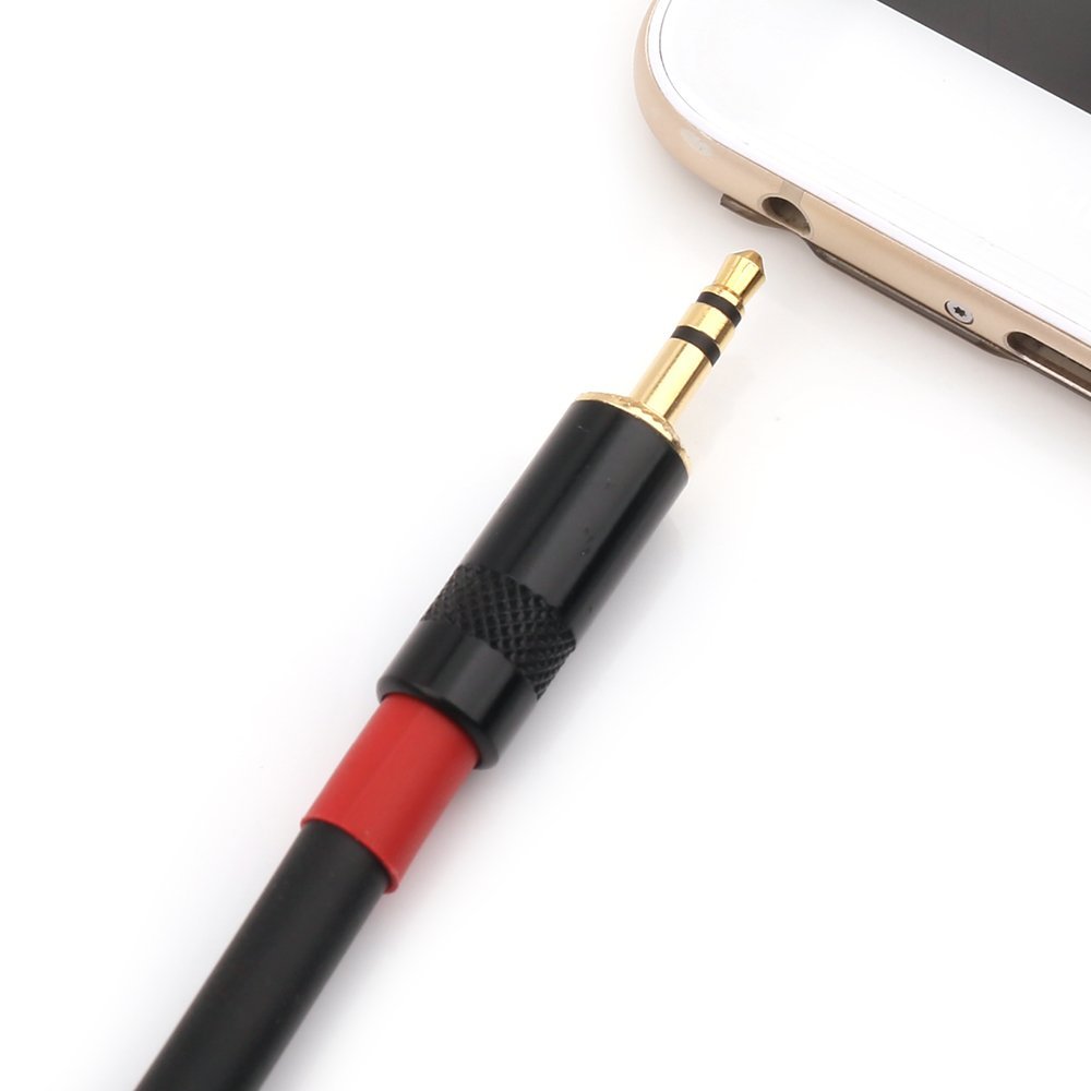 NANYI 3.5mm (1/8 Inch) TRS Stereo Male to XLR Male Interconnect Audio Microphone Cable, Suitable for iPod, Mobile Phone, Active Speakers, Stage, DJ, Studio Audio Console, 0.2M (0.6FT)