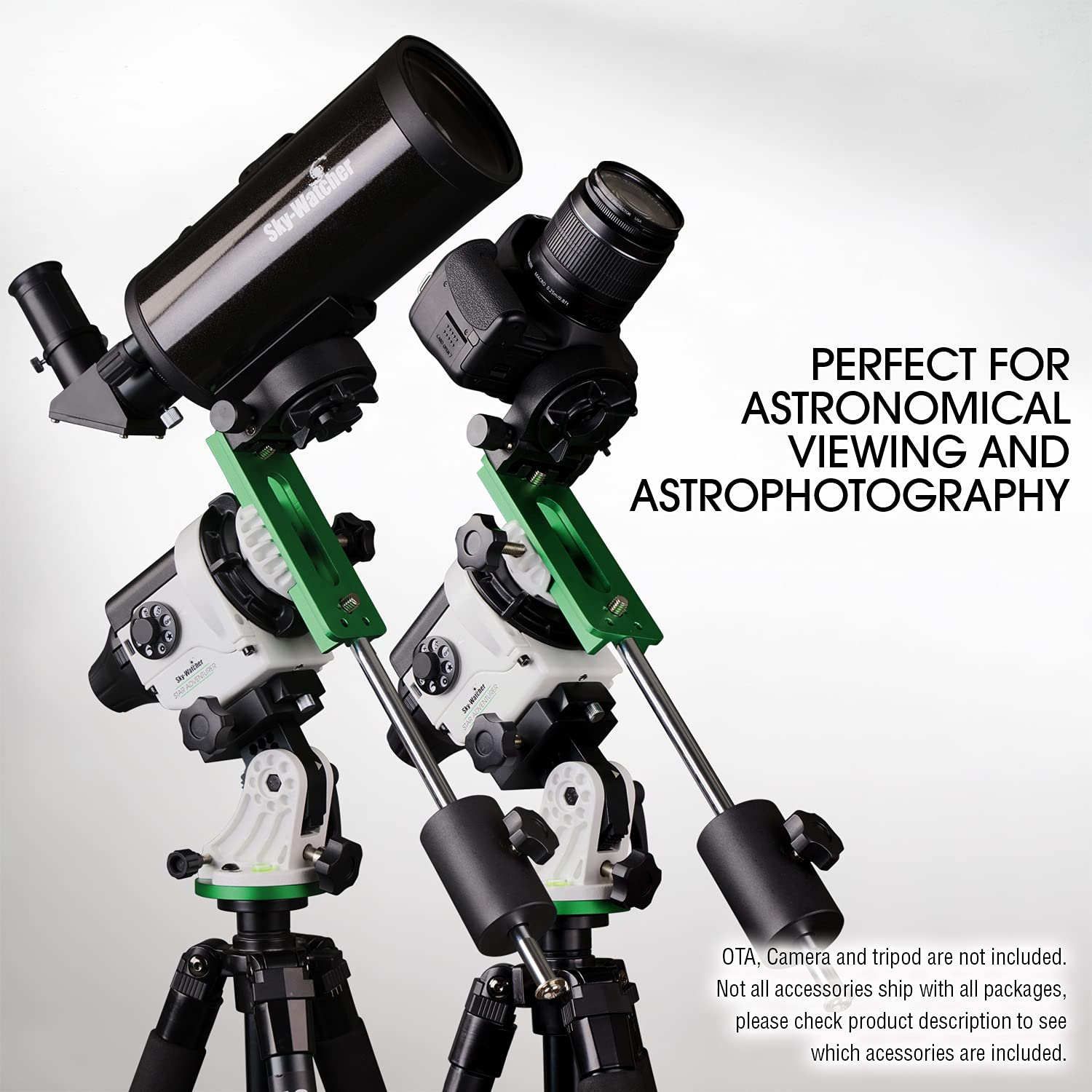 Sky Watcher Star Adventurer 2i Astro Pack β Motorized DSLR Night Sky Tracker for Portable Nightscapes, Time-Lapse, and Panoramas β Remote Camera Control β Long Exposure Imaging (S20510), Black