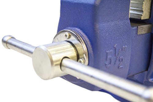 Yost Vises 855-D2 Industrial Grade Reversible Vise, 5.5", Blue