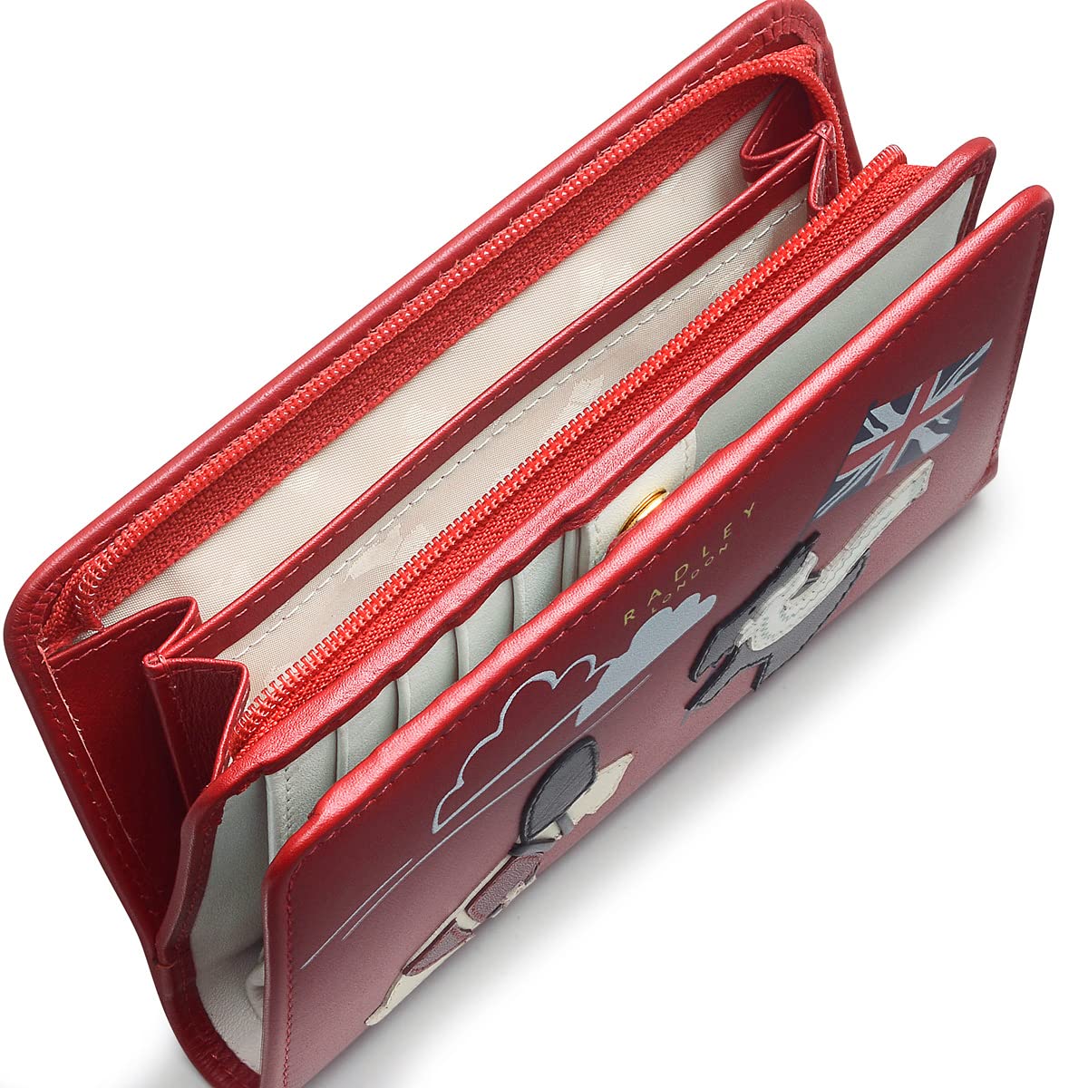 RADLEY On Parade Medium Bifold Purse, Claret, M, Radley On Parade Medium Bifold Purse Purse