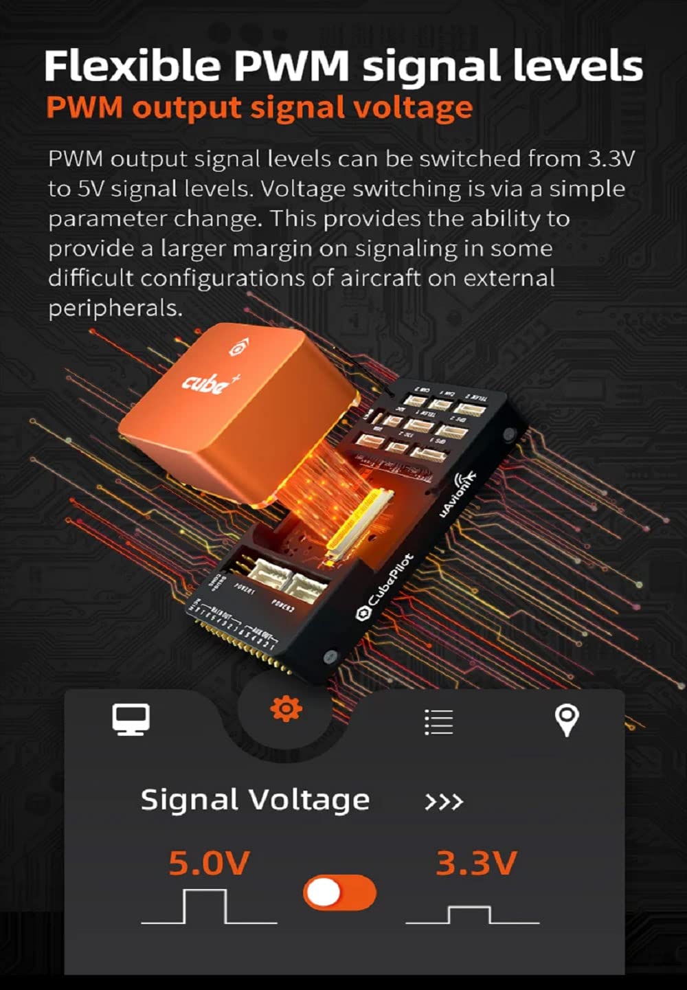youyeetoo Hex The Cube Orange + Standard Set ADS-B (IMU V8), Flight controller - HX4-06222