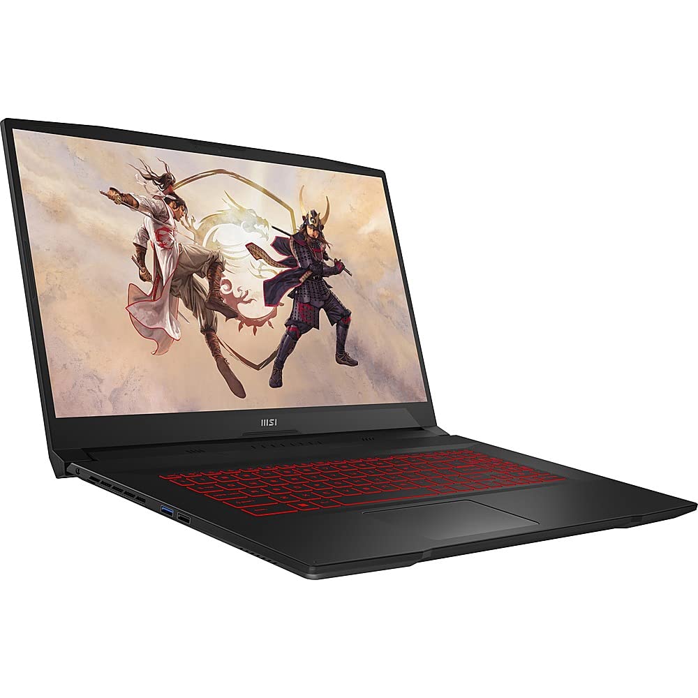 MSI Katana GF66 12UE Gaming Laptop, 15.6" 1920 x 1080 144 Hz, Intel Core i7-12700H 14-Core, NVIDIA GeForce RTX 3060 6GB, 16GB DDR4, 512GB SSD, Windows 10 Pro, Backlit Keyboard, Black