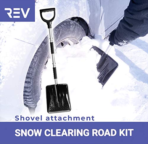 VViViD Snow Clearing Road Kit with Shovel, Ice Scraper and Ice Brush